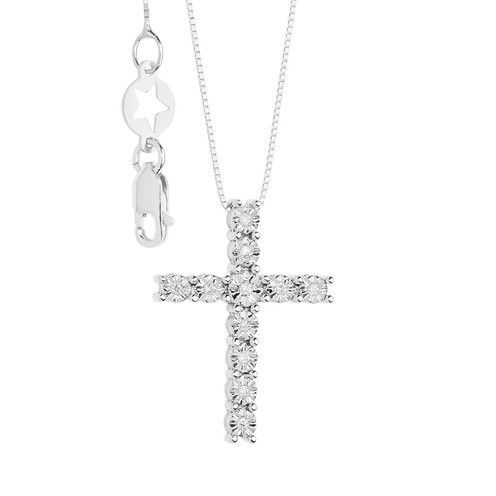 Collana Donna Comete Croci Diamanti - GLB 1630